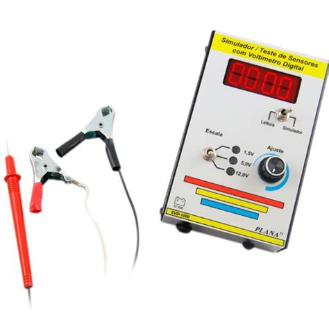 Simulador E Teste De Sensores Com Voltimetro Digital PLANATC SVD1000 R 329 99 Na LojadoMecanico