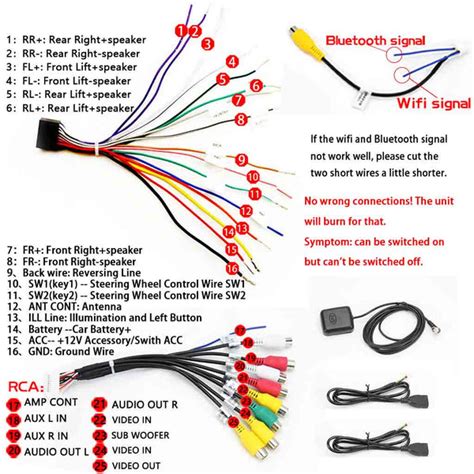 Binize General Type Android System Car Radio Wire Harness