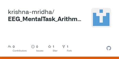 GitHub Krishna Mridha EEG MentalTask Arithmetic