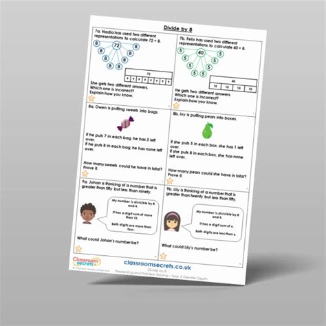 Year Divide By Reasoning And Problem Solving Resource Classroom Secrets