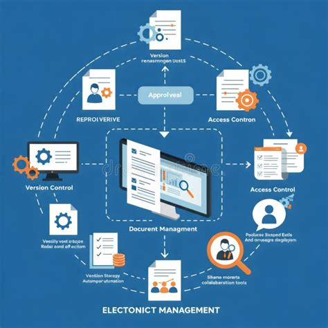 Electronic Document Management System Managing Access Control Version
