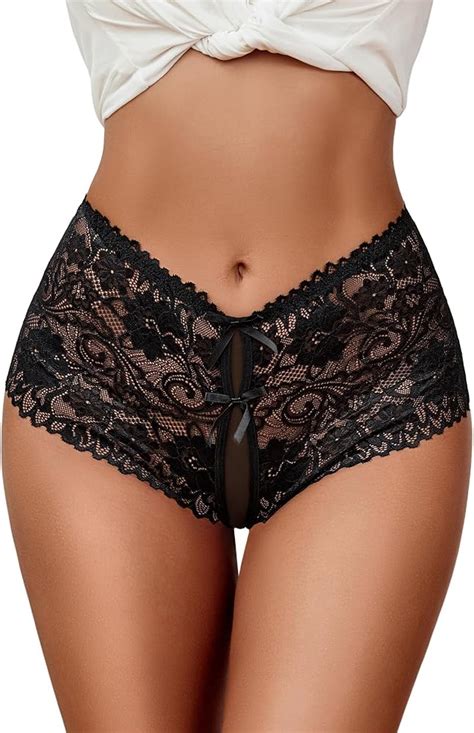 Women In Black Lace Panties