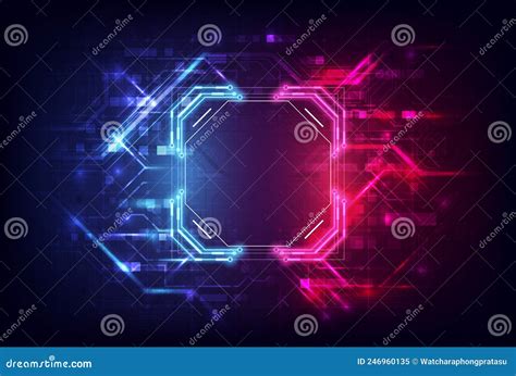 Abstract Hardware And Software Background Circuit Board Chip