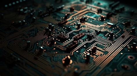 Premium Ai Image A Circuit Board With An Intricate Network Of Soldered Dots Representing