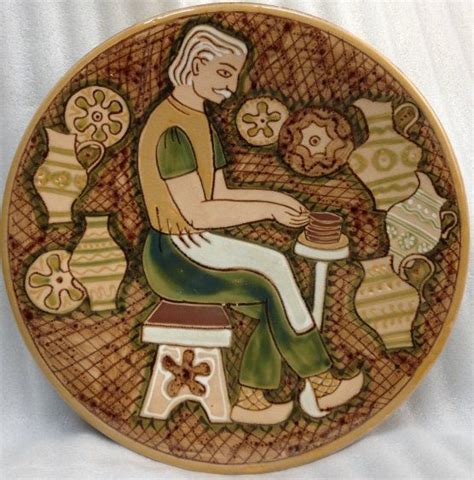 Декоративная тарелка «Гончар ЛКСФ — Окна соцреализма Декоративные тарелки Керамика Тарелка