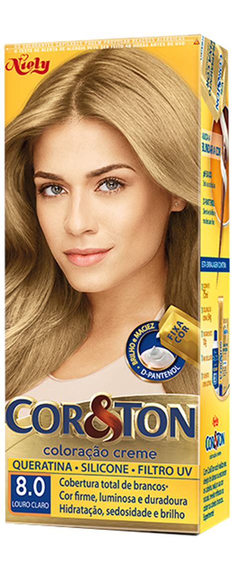 Corandton Louro Claro 80 Para Cabelo Niely Fique Diva