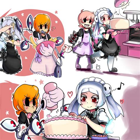 Peacock And Bloody Marie Skullgirls Drawn By Captainkirb And