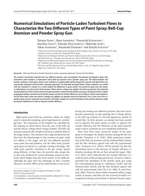 Pdf Numerical Simulations Of Particle Laden Turbulent Flows To