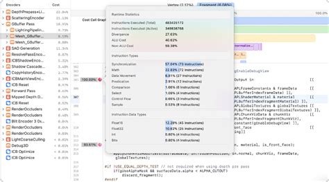 Analyzing Apple Gpu Performance Using The Shader Cost Graph Apple Developer Documentation