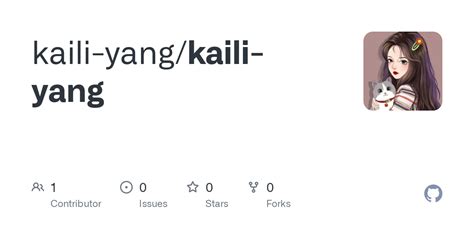 GitHub Kaili Yang Kaili Yang