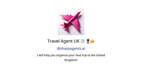 Travel Agent UK GPTs Features And Functions Examples And Prompts GPT Store