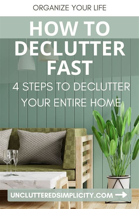 How To Declutter Fast With The Shock Treatment Declutter Method Artofit