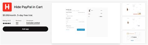 How To Hide PayPal On Shopify Checkout Page