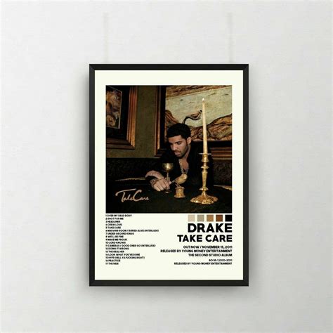 Drake Take Care Album Cover Poster No Frame 4563795506