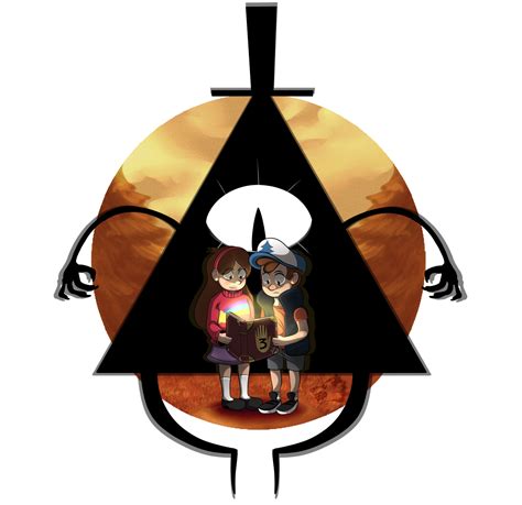 Dipper Pines Mabel Pines Bill Cipher Gf Gf