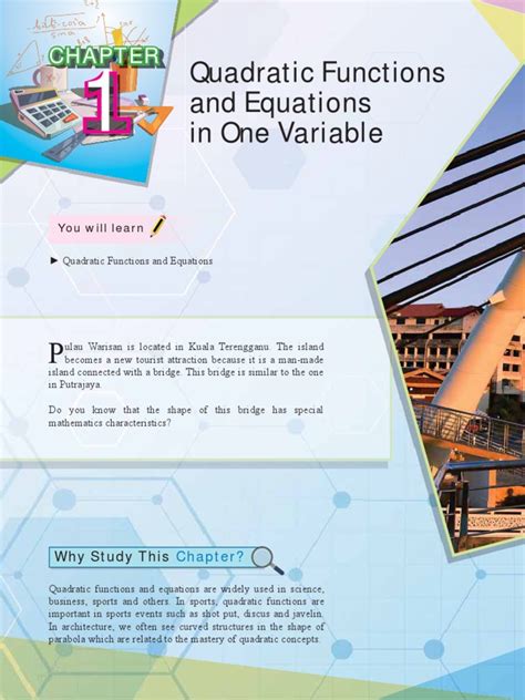kssm mathematics form4 chapter 1 pdf quadratic equation variable mathematics