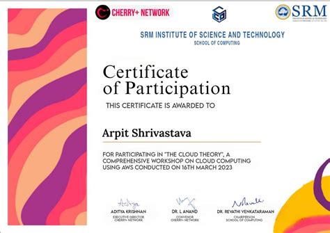 Arpit Shrivastava On Linkedin Cloudcomputing Aws Cherrynetwork