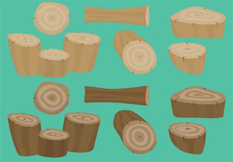 Colorful Log Vectors 103344 Vector Art At Vecteezy