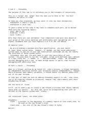 README Md Lab 3 Threading The Purpose Of This Lab Is To Introduce You To The Concepts Of