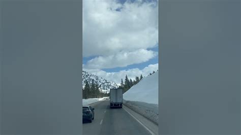 Aftermath Of California Snow Storm East Of Donner Pass Youtube