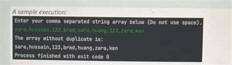 Solved The Following Java Program 1 Receives A Comma