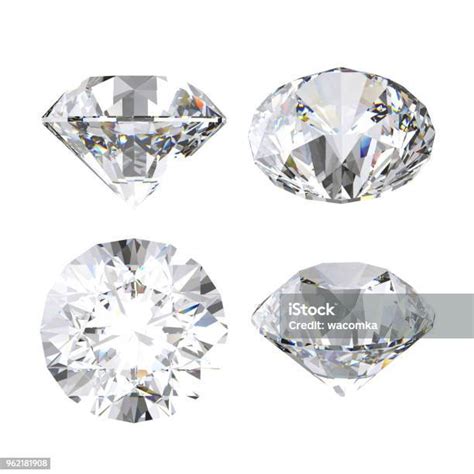 3d 렌더링 분명 다이아몬드 화려한 귀중 한 보석 보석 아이콘 투시도 흰색 배경에 고립 된 클립 아트 세트 다이아몬드에 대한 스톡 사진 및 기타 이미지 Istock