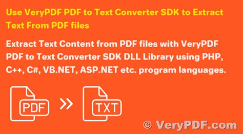 Verypdf Pdf To Text Command Line Extraction For Windows Linux And Mac Developers Royalty Free