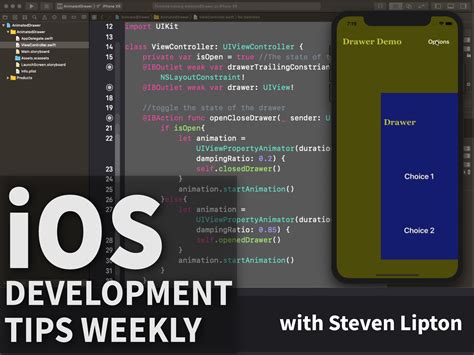 Add An Animated Drawer Make App Pie