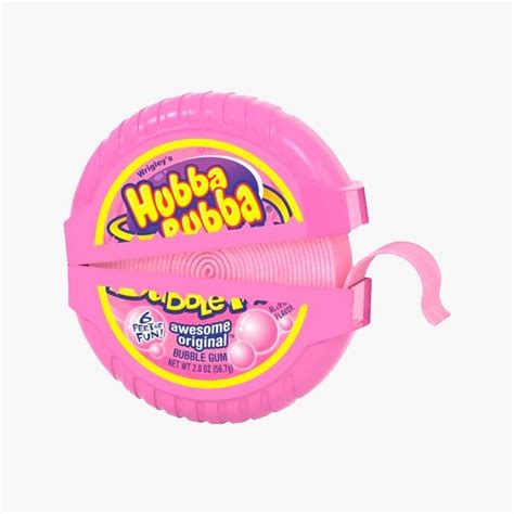 Chicle Hubba Bubba Tape Original X12ud Hubba Bubba The Originals Bubble Gum