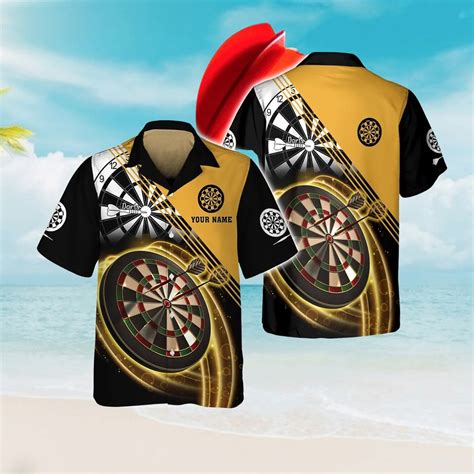 Darts Gold Trendy Hawaiian Shirt Darts Trendy Hawaiian Shirt For Men