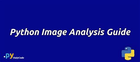 python image analysis guide