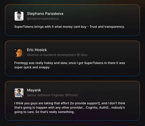 Supertokens Customer Retrospective