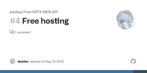 Free Hosting · Issue 4 · Aledipafree Gpt4 Web Api · Github
