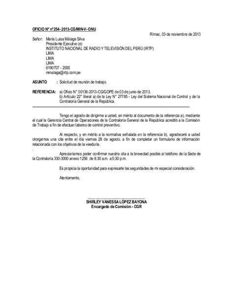 Ejemplo De Oficio Artofit