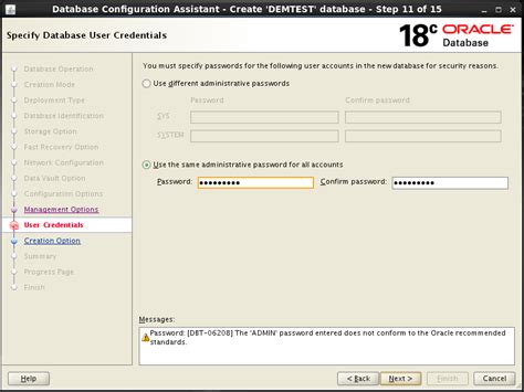 Creating Database On Oracle Database 18cr1 Using Dbca Gui And Then Silent Huzefa Patels