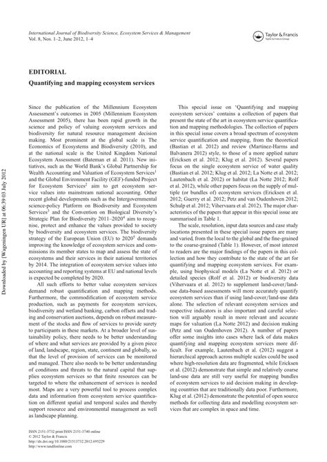 pdf quantifying and mapping ecosystem services