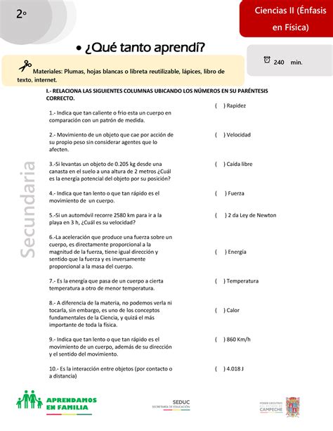 Ficha Ejercicios Warning Tt Undefined Function 32 Aprendamos En Familia Ciencias Ii
