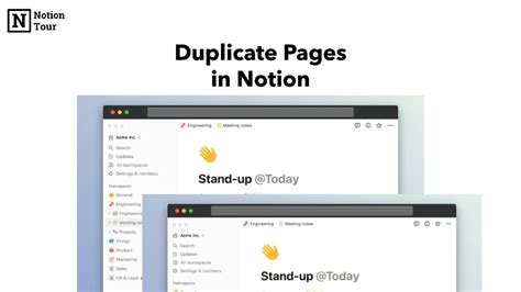 How To Duplicate Pages In Notion Notion Tour Rnotiontour
