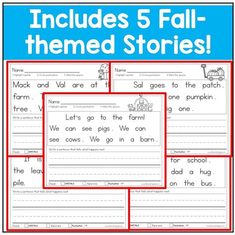 Capitalization And Punctuation Worksheets Sentence Editing And Structure Bundle Tejedas Tots