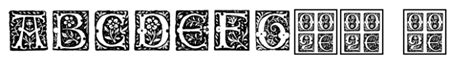 Antoine Drop Caps Regular Font Decorative Display Vintage What Font Is