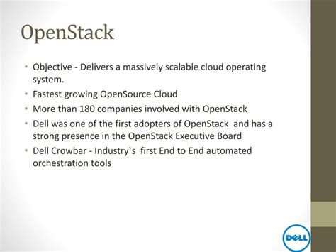 Ppt Deploying Openstack Using Crowbar Powerpoint Presentation Free