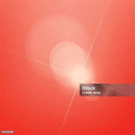 Red Star Light Bokeh Lens Flare Defocus Stok Vektor Latar Belakang Ilustrasi Stok Unduh Gambar