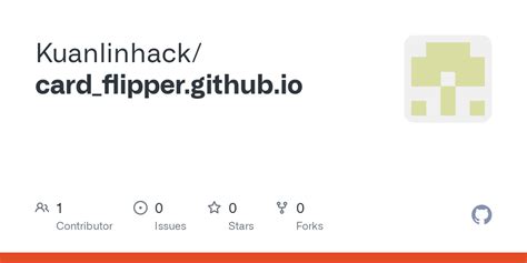 Github Kuanlinhackcard