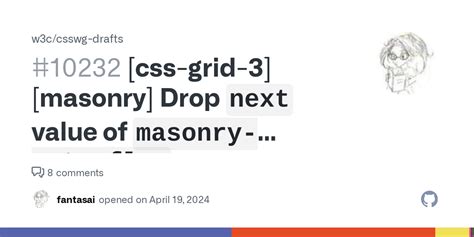 Css Grid 3 Masonry Drop `next` Value Of `masonry Auto Flow` · Issue 10232 · W3ccsswg Drafts