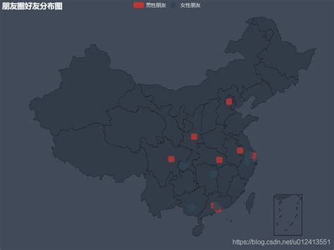 pyecharts地图可视化攻略 地图高亮颜色对比显示 csdn博客