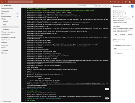 GitLab CI CDにおけるイメージスキャン コンテナセキュリティ Sysdigブログ コンテナKubernetes環境向けセキュリティモニタリング プラットフォーム