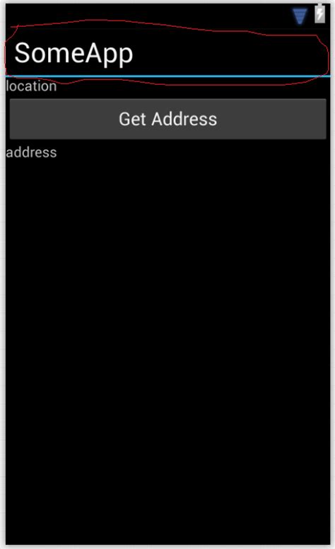 C Xamarin Remove App Title Stack Overflow