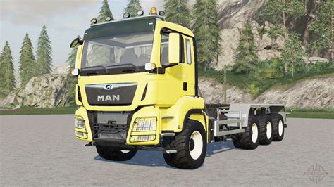 MAN TGS 8x8 Middle Cab Hooklift For Farming Simulator 2017