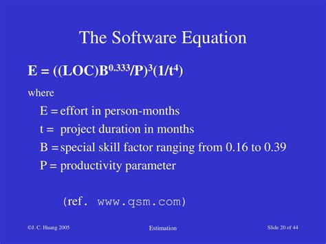 PPT Software Cost Estimation PowerPoint Presentation Free Download ID