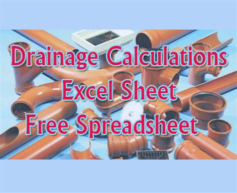 Download Drainage Calculations Excel Sheet Free Spreadsheet Hvac Filters Structural Analysis